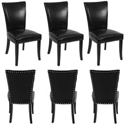 MCW ESSZIMMERSTUHL Schwarz 6er-Set