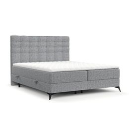 BOXBETT Niro 160/200 cm Grau im Riva Stoff