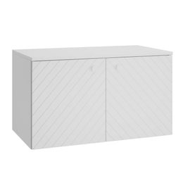 Badplaats WASCHBECKENUNTERSCHRANK Orlando 2 T&uuml;re Wei&szlig; Matt - 80 x 47 x 61 cm