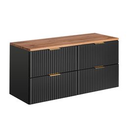 WASCHTISCHUNTERSCHRANK 120.8cm Adriel Schwarz
