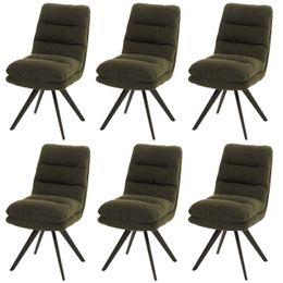 MCW ESSZIMMERSTUHL Gr&uuml;n 6er-Set