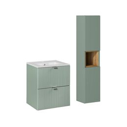 BADM&Ouml;BEL 50cm Jade 2er-Set Gr&uuml;n