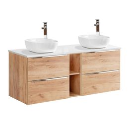 DOPPELWASCHTISCH 140.4cm April Holz