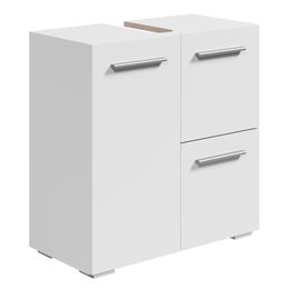 Badplaats WASCHBECKENUNTERSCHRANK Mars Wei&szlig; - 60 x 30 x 60 cm