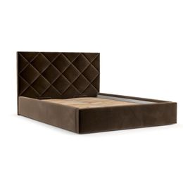 POLSTERBETT Torno 140/200 cm Braun im Kronos Stoff