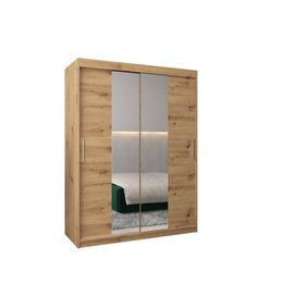 SCHIEBET&Uuml;RENSCHRANK mit Spiegel TOKYO 1 200/150/62 2-t&uuml;rig