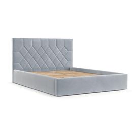 POLSTERBETT Brisa 140/200 cm Hellgrau im Paros Stoff
