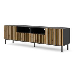 TV-M&Ouml;BEL Phila&eacute; Holz und Schwarz