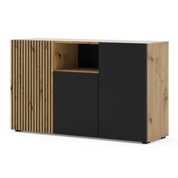 SIDEBOARD Nera Holz und Schwarz
