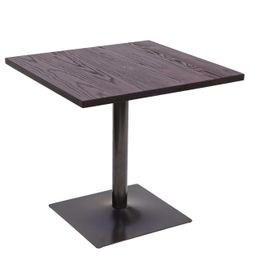 MCW BISTROTISCH eckig Dunkelbraun