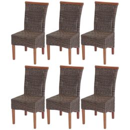 MCW ESSZIMMERSTUHL Braun 6er-Set