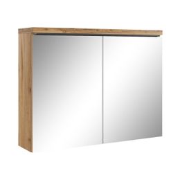 Badplaats SPIEGELSCHRANK Paso Eiche - 80 x 20 x 60 cm