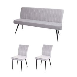 MCW ESSZIMMER-SET Hellgrau 3er-Set