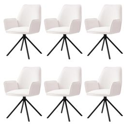 MCW ESSZIMMERSTUHL Beige, Schwarz 6er-Set