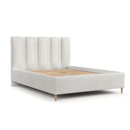 POLSTERBETT Loom 160/200 cm Creme im Neve Stoff