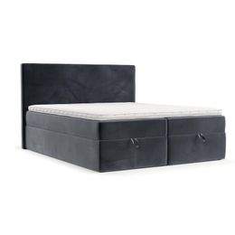 BOXBETT Velma 160/200 cm Dunkelgrau im Kronos Stoff