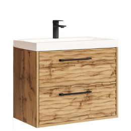 Badplaats BADM&Ouml;BEL-SET Etna 2 Teile Eiche - 60 x 35 x 51 cm