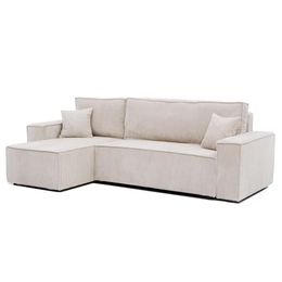 ECKSOFA Paris mit Schlaffunktion Cord