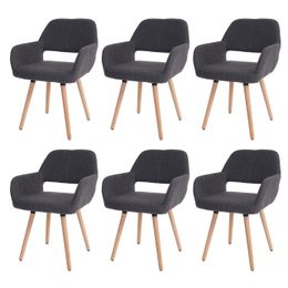 MCW ESSZIMMERSTUHL Schiefergrau 6er-Set
