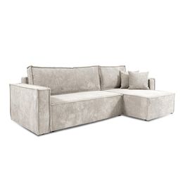 ECKSOFA Ezekiel 3 Sitzpl&auml;tze Wei&szlig;
