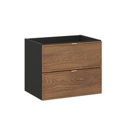 WASCHTISCHUNTERSCHRANK 60cm Elena Holz und Schwarz