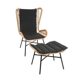 MCW POLY-RATTAN SET G17B Braun