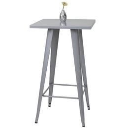 MCW STEHTISCH METALL eckig Grau