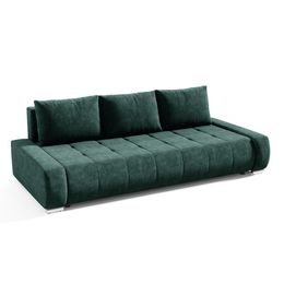 SCHLAFSOFA Jonas 3 Sitzpl&auml;tze Gr&uuml;n