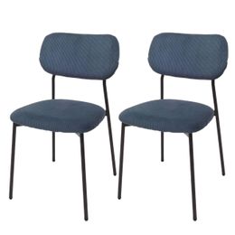 MCW ESSZIMMERSTUHL Blau 2er-Set