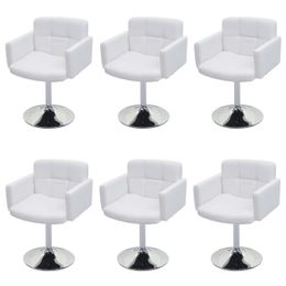 MCW ESSZIMMERSTUHL Wei&szlig; 6er-Set