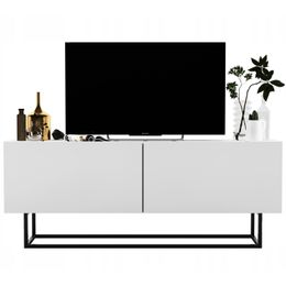 TV-SCHRANK Enjoy Wei&szlig; matt mit Metallrahmen 120 cm