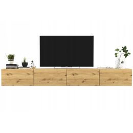 TV-LOWBOARD 2-er Set Enjoy Eiche Artisan Matt 120 cm
