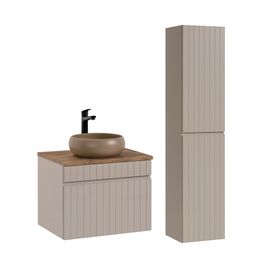 BADM&Ouml;BEL 60.4cm Zelie 2er-Set Kaschmir