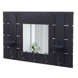MCW WANDGARDEROBE MIT SPIEGEL Grau