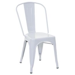 MCW STUHL METALL Wei&szlig;