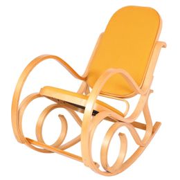 MCW SCHAUKELSTUHL Eiche Dekor, Gelb