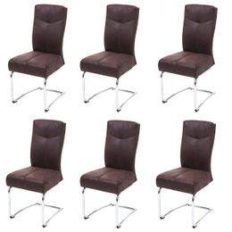 MCW ESSZIMMERSTUHL Braun 6er-Set