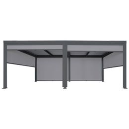 MCW ALU PERGOLA MIT SEITENWAND Anthrazit