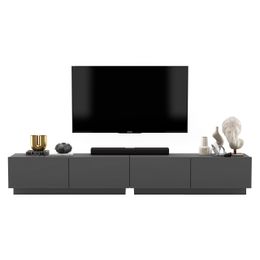 TV-LOWBOARD 2-er Set Enjoy Grau Matt Loft 120 cm