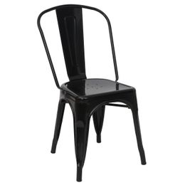 MCW STUHL METALL Schwarz