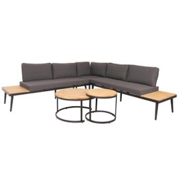 MCW GARTEN-GARNITUR H54C Braun, Dunkelgrau