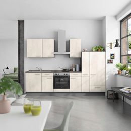 Nobilia K&uuml;chenblock Riva Low m. Ger&auml;ten Wei&szlig;
