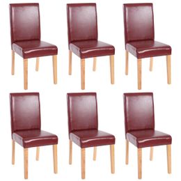 MCW ESSZIMMERSTUHL Bordeaux 6er-Set