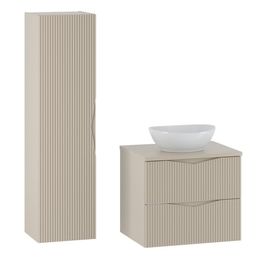 BADM&Ouml;BEL 60.6cm Tao 2er-Set Kaschmir