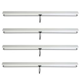 MCW SEITENWAND F&Uuml;R PERGOLA 4ER Wei&szlig; 4er-Set