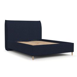 POLSTERBETT Mira 160/200 cm Marineblau im Riva Stoff
