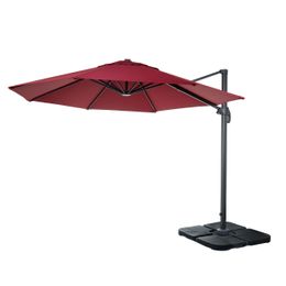 MCW AMPELSCHIRM I RUND Bordeaux 300/300 cm