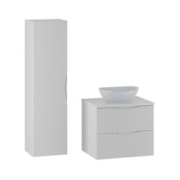 BADM&Ouml;BEL 60.6cm Tao 2er-Set Wei&szlig;