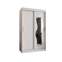 SCHIEBET&Uuml;RENSCHRANK mit Spiegel ULTRA 200/120/62 2-t&uuml;rig