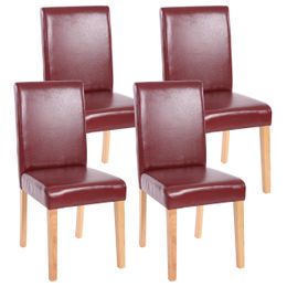 MCW ESSZIMMERSTUHL Bordeaux 4er-Set